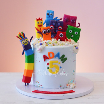 Numberblocks cake 3 - The House of Cakes Dubai