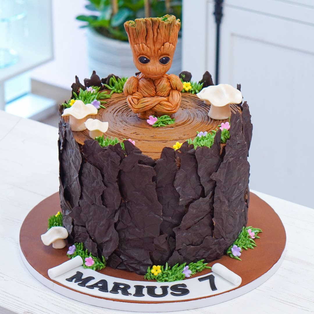 I am Groot Cake - The House of Cakes Dubai