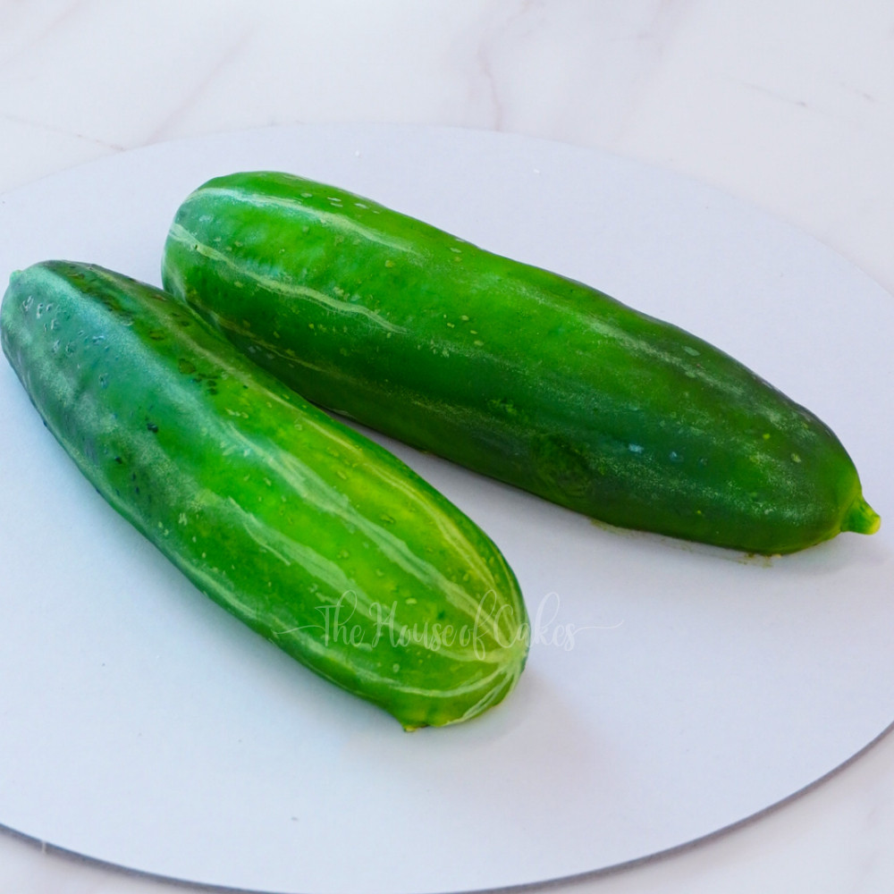 Hyper-realistic cucumbers cake - The House of Cakes Dubai