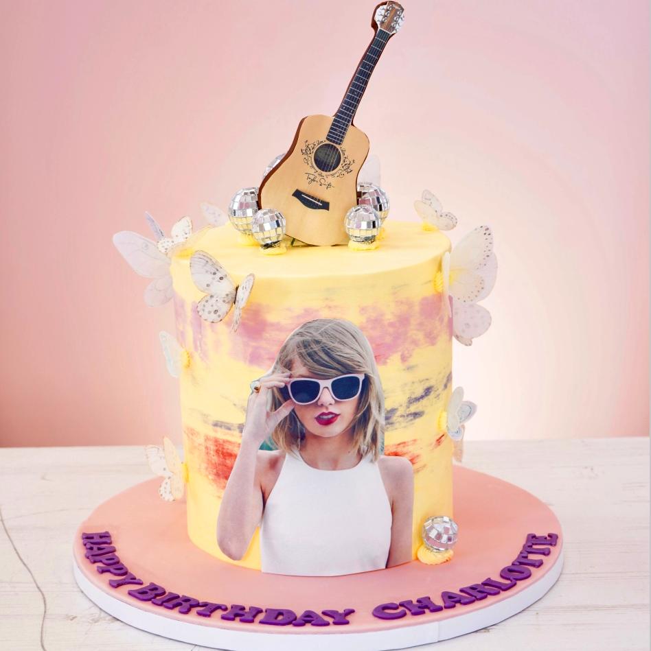 Taylor Swift Guitar Cake