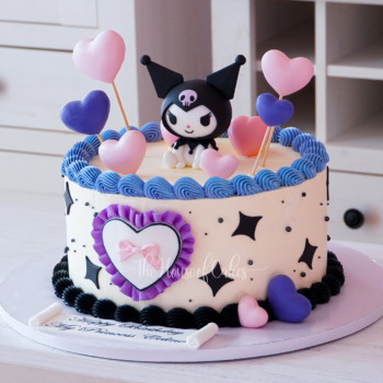 Sanrio Kuromi Cake - The House of Cakes Dubai