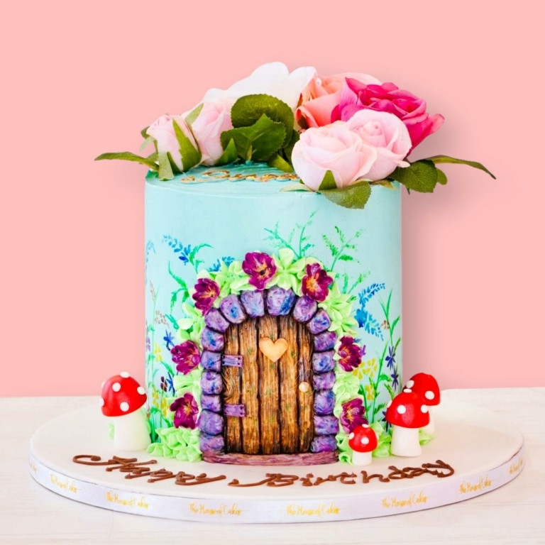 Enchanted garden cake - The House of Cakes Dubai