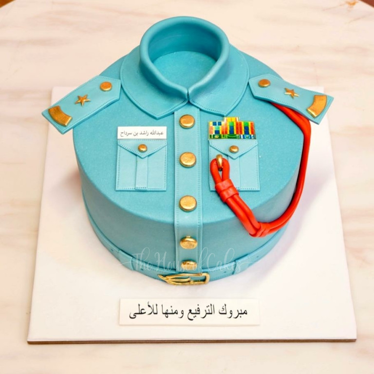 Sharjah Police Uniform Cake 1 - The House of Cakes Dubai