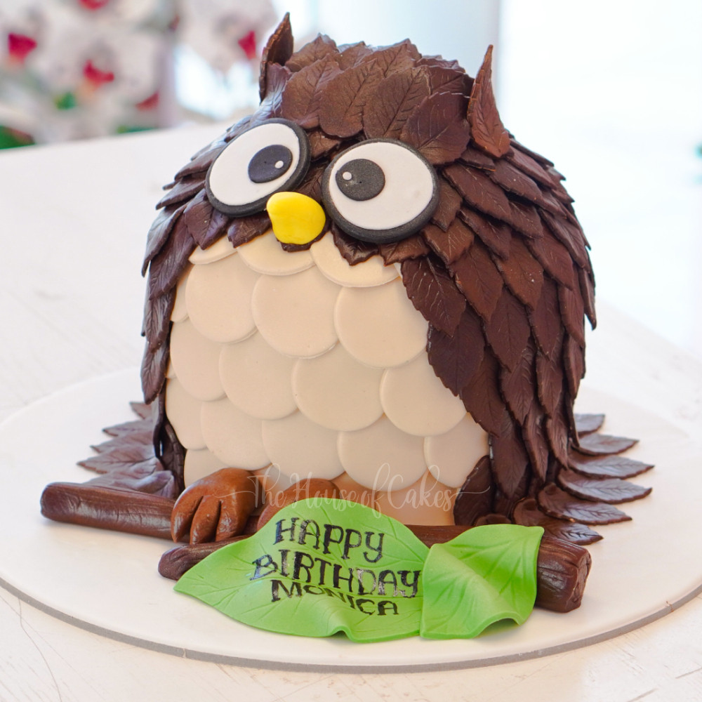 Owl Cake - The House of Cakes Dubai