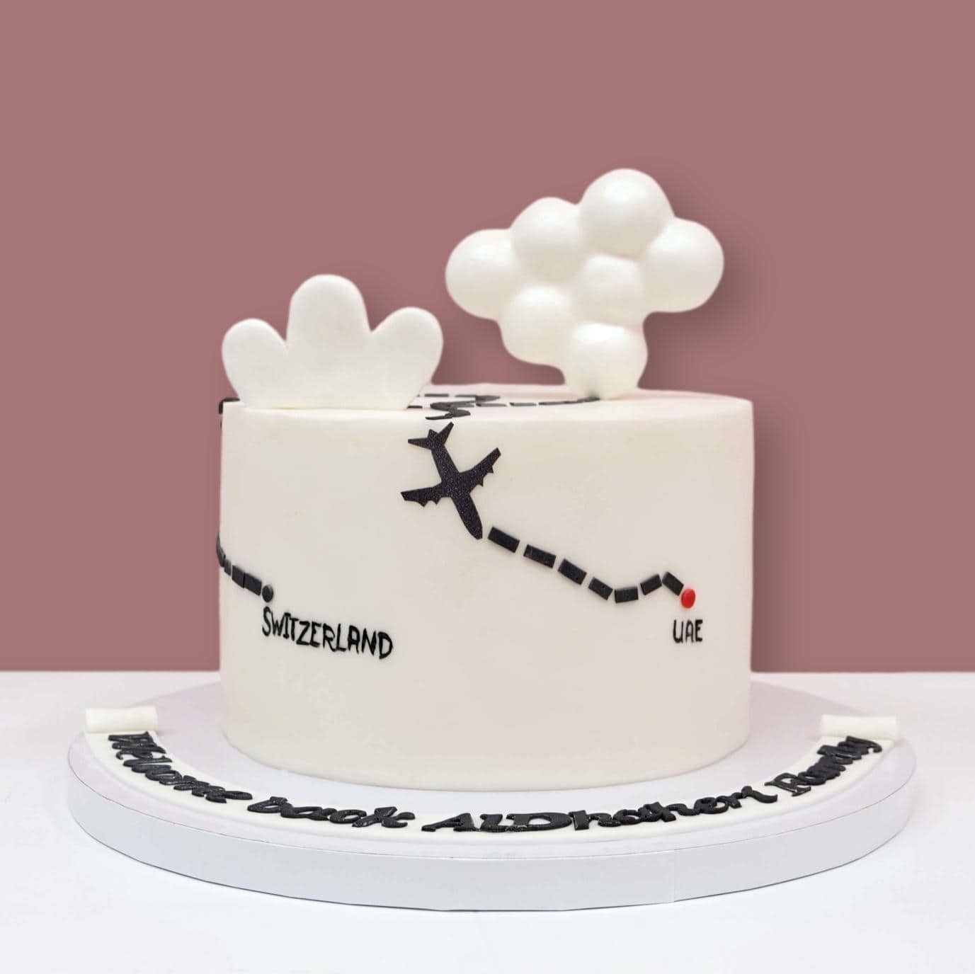 Personalized Farewell Cakes at The House of Cakes Dubai