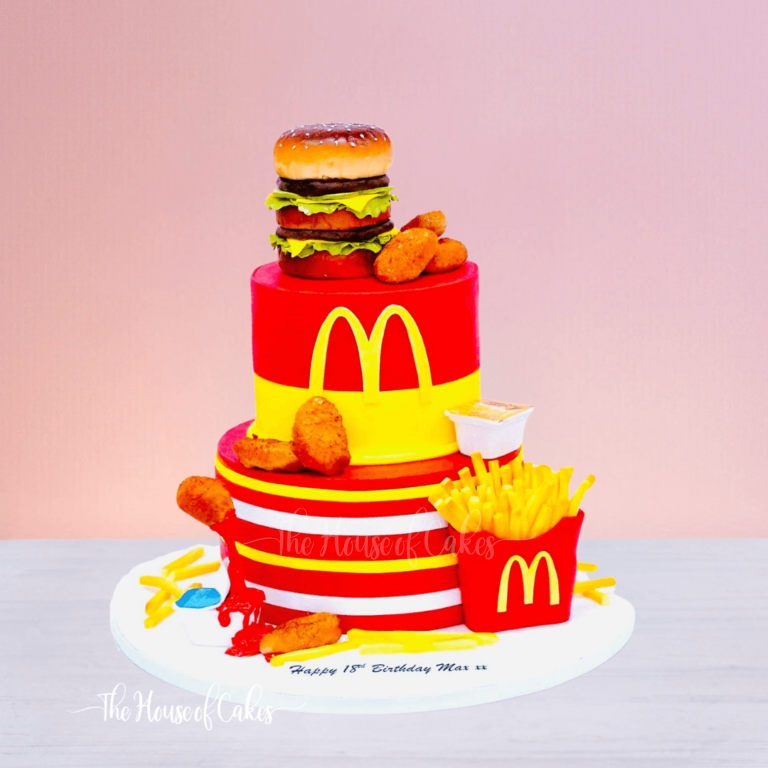 McDonald's themed cake - The House of Cakes Dubai