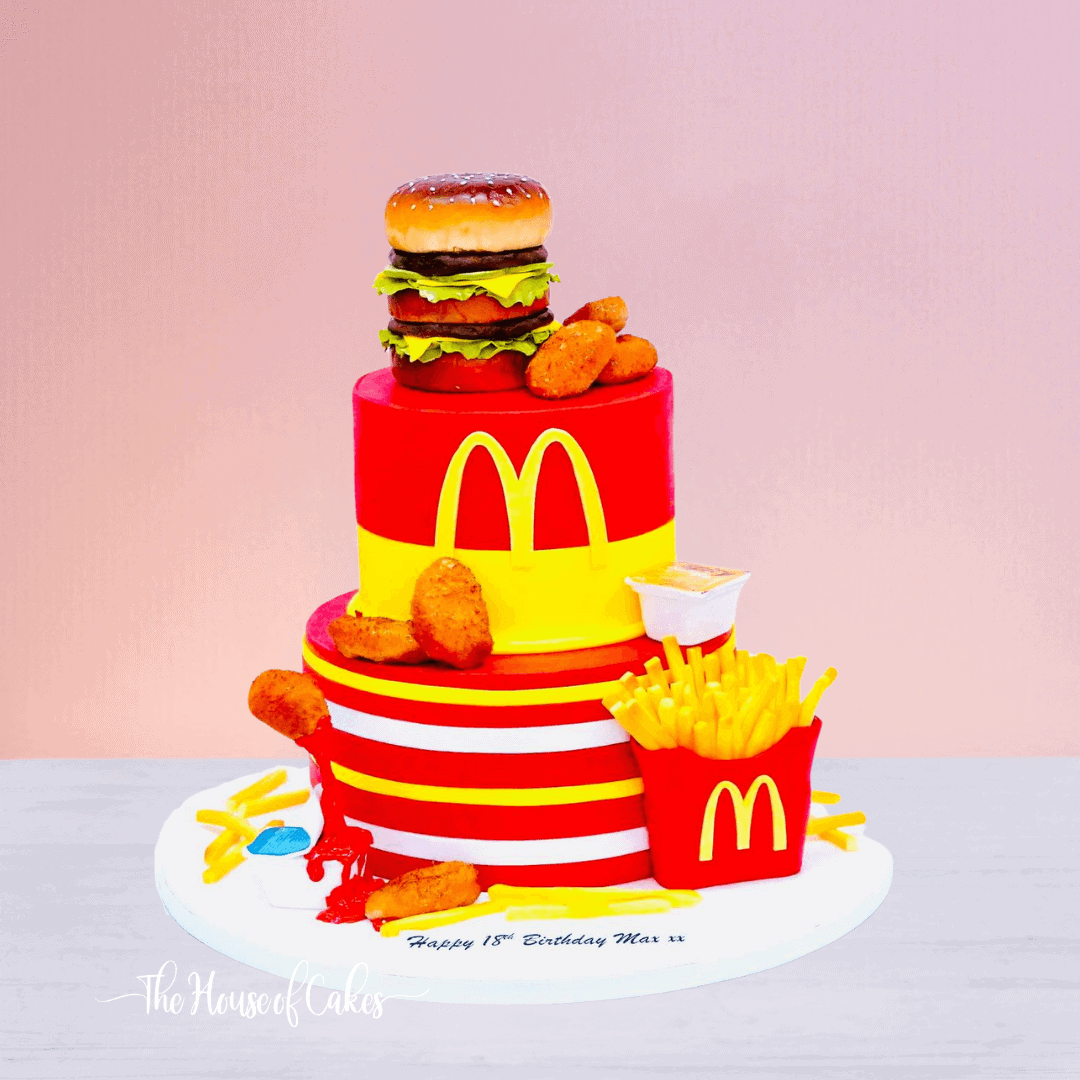 McDonald's themed cake - The House of Cakes Dubai