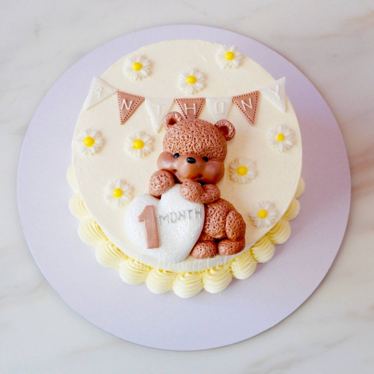 One month baby cake - The House of Cakes Dubai