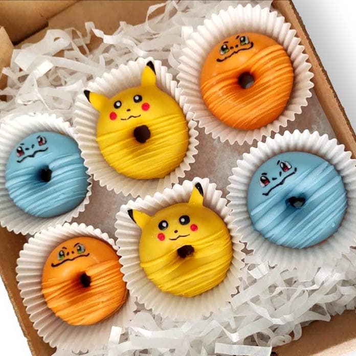 Pokemon Mini Doughnuts - The House of Cakes Dubai