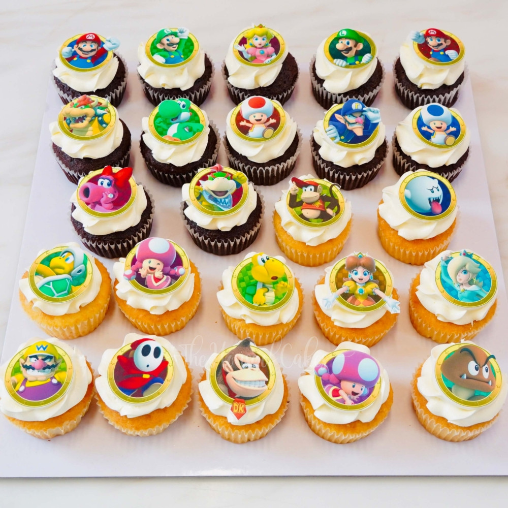 Super Mario Cupcakes in Dubai | Customised cupcakes in Dubai