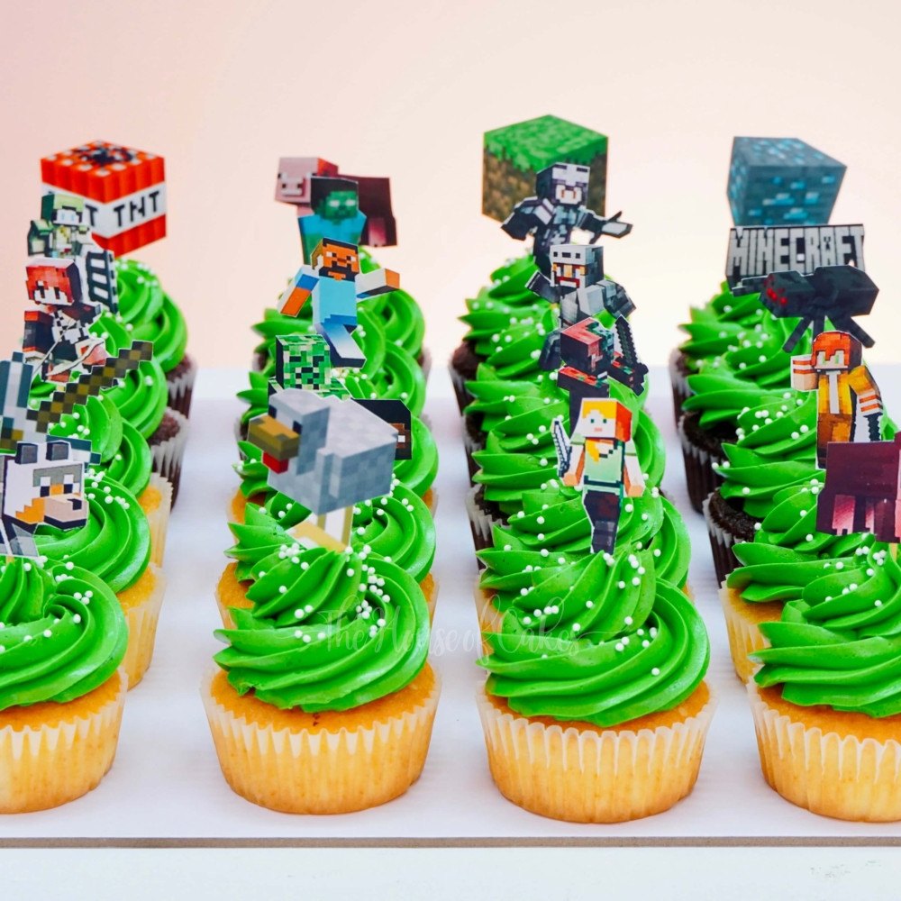 Minecraft Cupcakes 1 - The House of Cakes Dubai