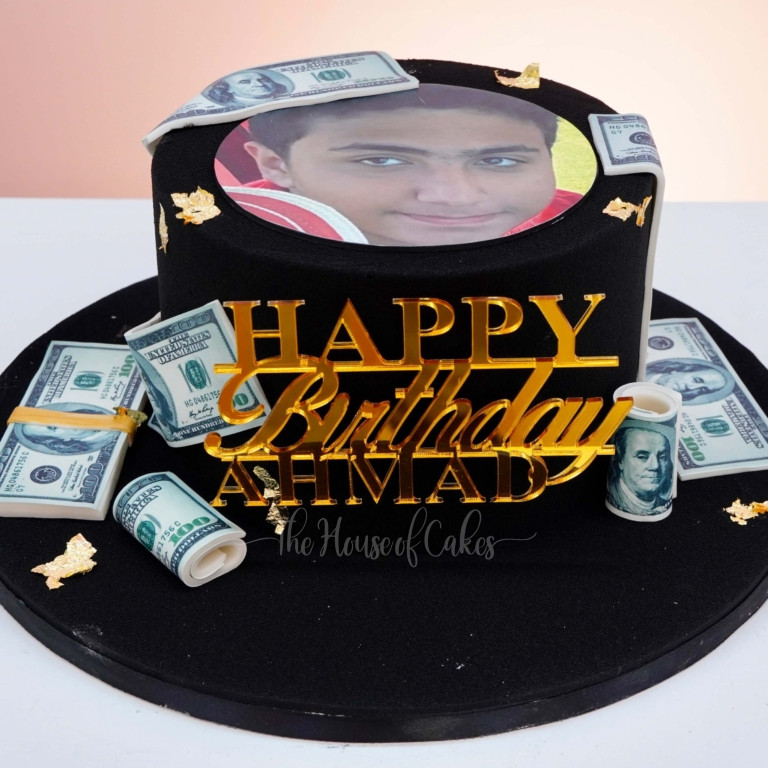 Money Cake with photo - The House of Cakes Dubai