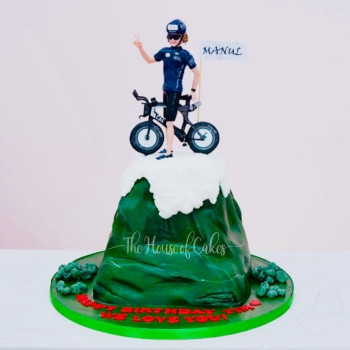 Mountain biking cake - The House of Cakes Dubai