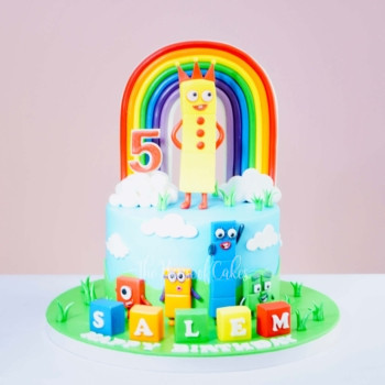 Blissful Numberblocks cake - The House of Cakes Dubai