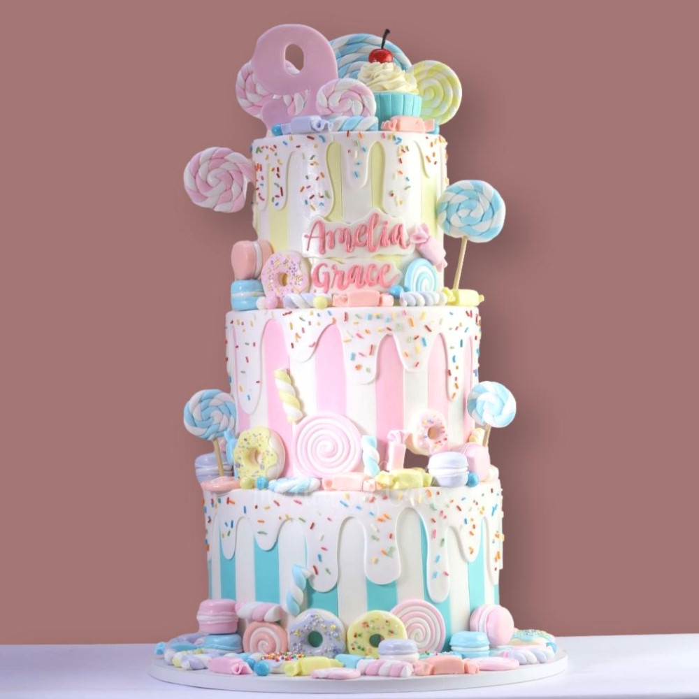 Divine candy land cake - The House of Cakes Dubai