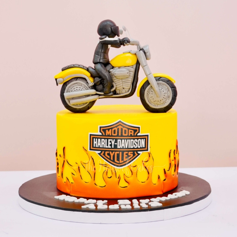Exquisite Harley Davidson Cake - The House of Cakes Dubai