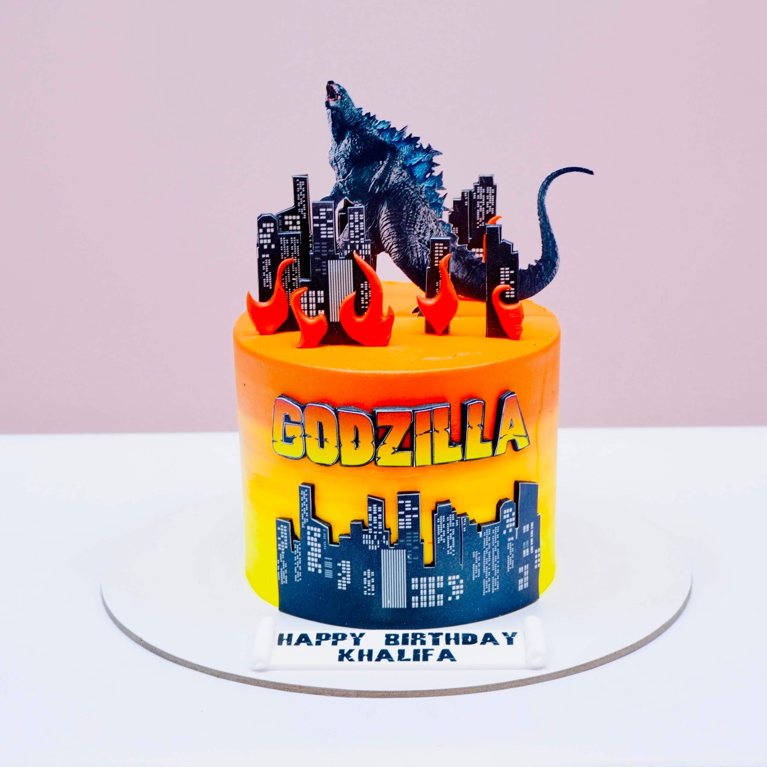 Godzilla Cake Godzilla Birthday Godzilla Party
