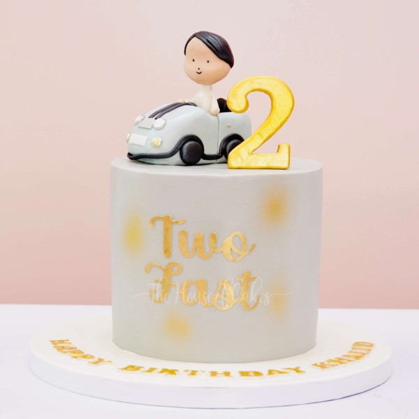 Two Fast Second Birthday Cake - The House of Cakes Dubai