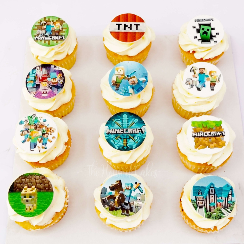 Minecraft Cupcakes 3 - The House of Cakes Dubai
