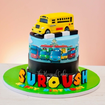 Tayo The Little Bus Cake 2 - The House of Cakes Dubai