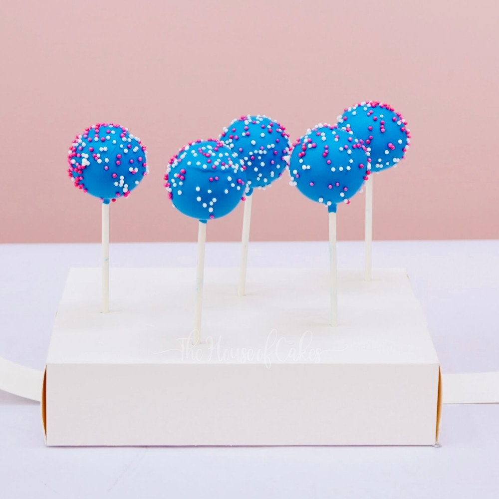 Blue Cake Pops - The House of Cakes Dubai