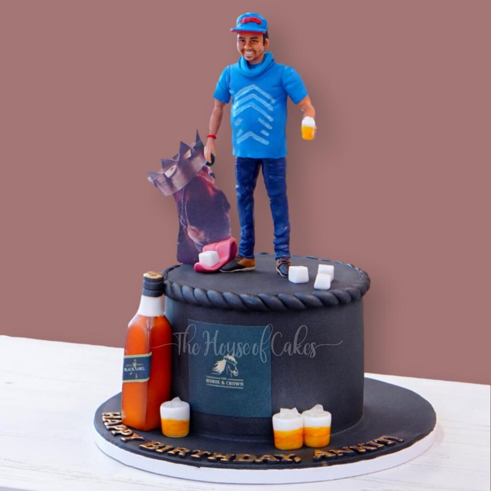 Custom Design Cake for Him - The House of Cakes Dubai