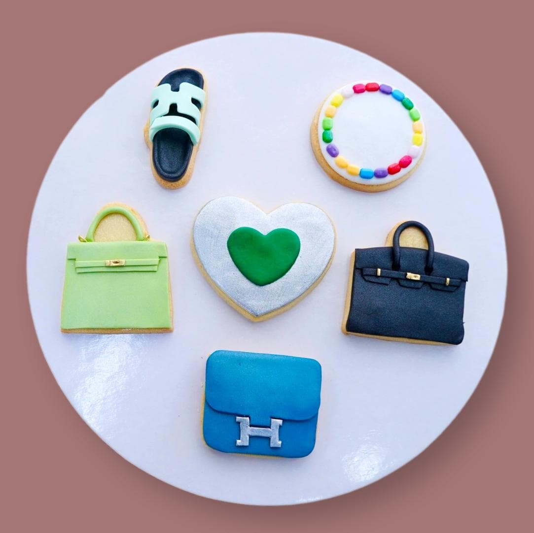 Indulge in Hermès Themed Cookies at House of Cakes Dubai