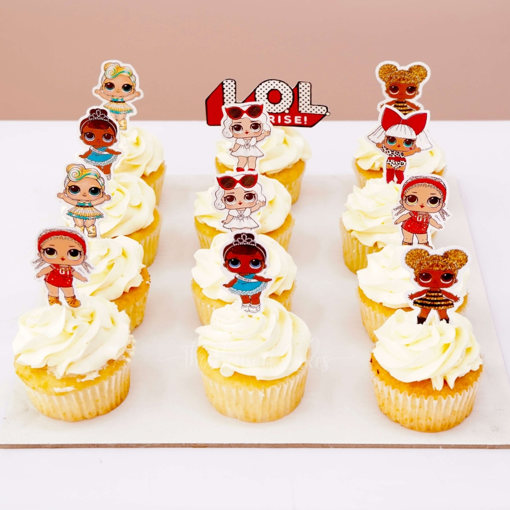 LOL Dolls Cupcakes - The House of Cakes Dubai