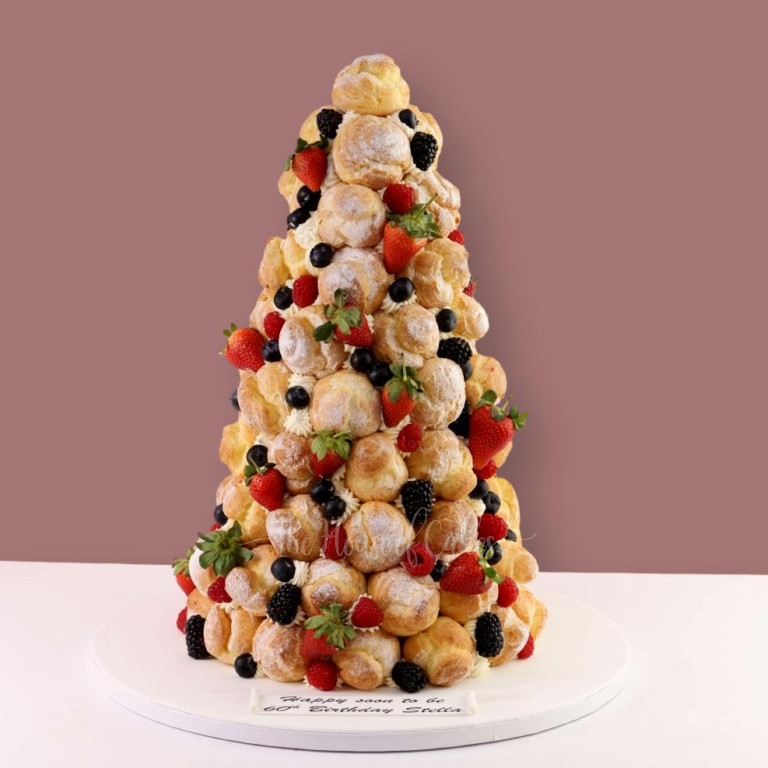 Exquisite Croquembouche Profiterole Tower in Dubai