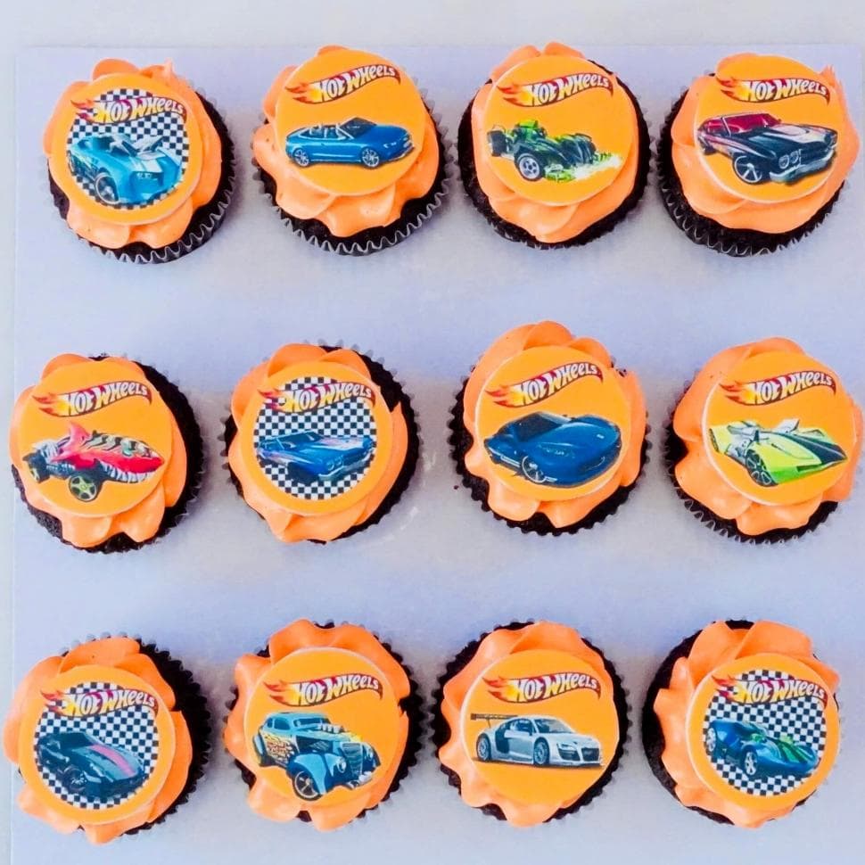 Hot Wheels Cupcakes in Dubai - The House of Cakes