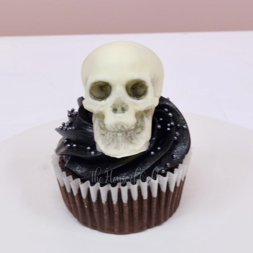 Spooky Skull Cupcakes - The House of Cakes Dubai